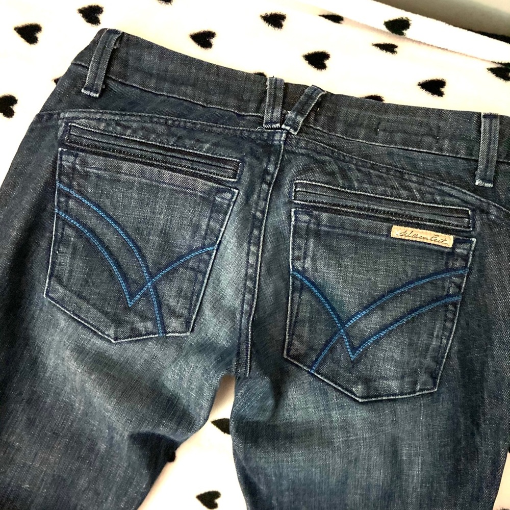 William Rast Blue Pocket Savoy Flare Jeans - Gem